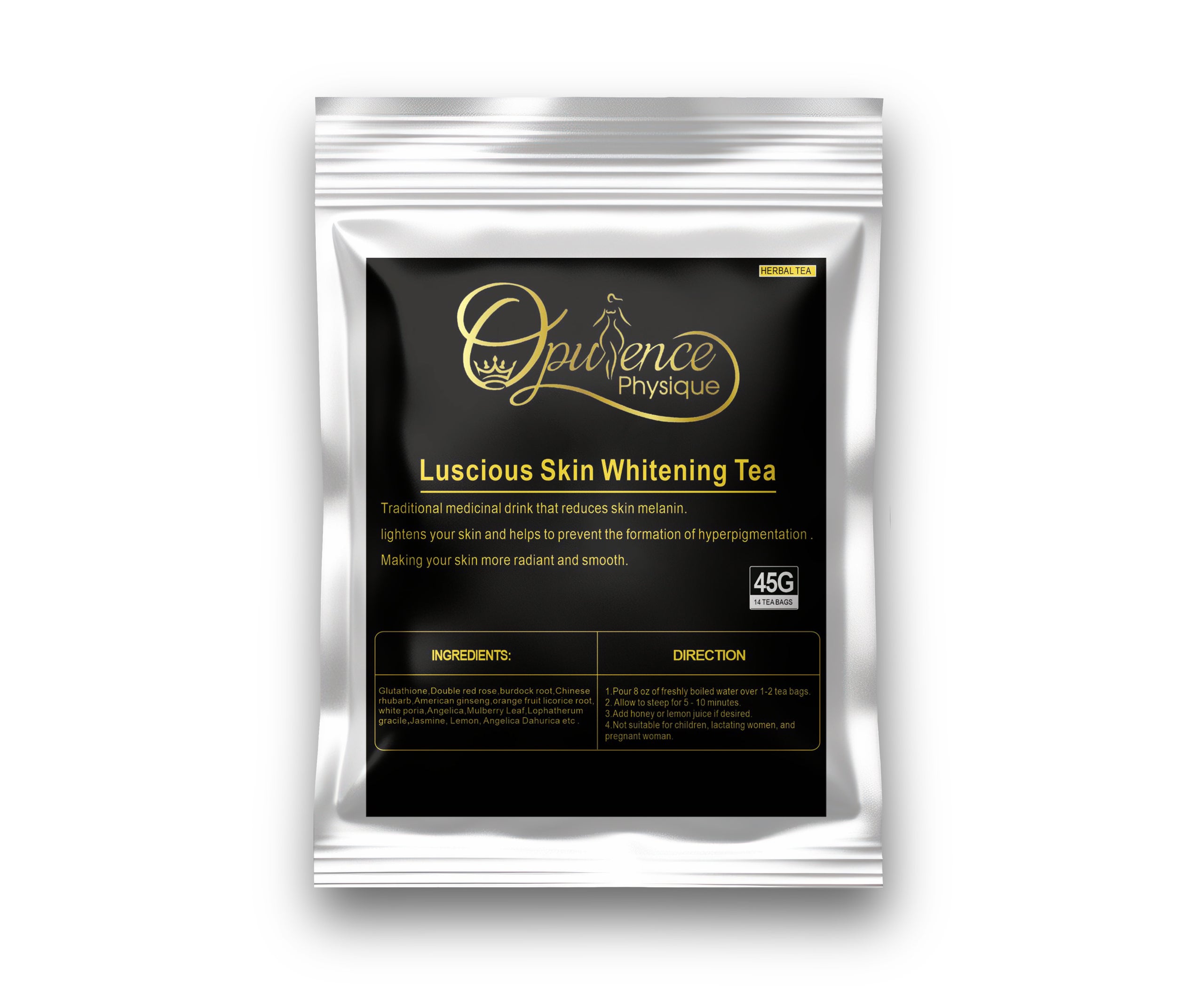 Luscious Skin Whitening Tea | Opulence Physique